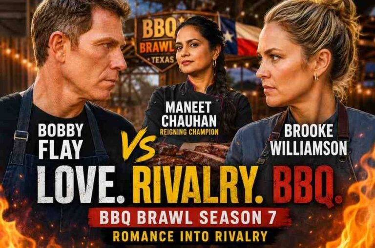 Bobby Flay vs Brooke Williamson: How BBQ Brawl Season 7 Turns Romance ...