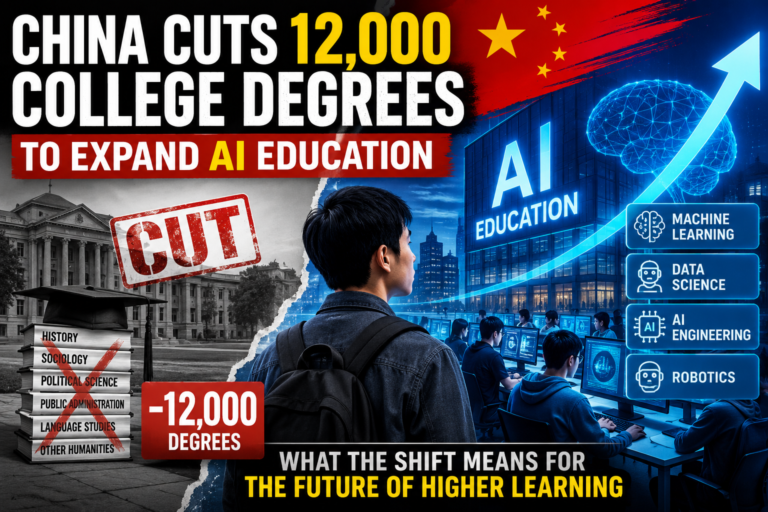 China Cuts 12,000 College Degrees to Expand AI Education: What the ...