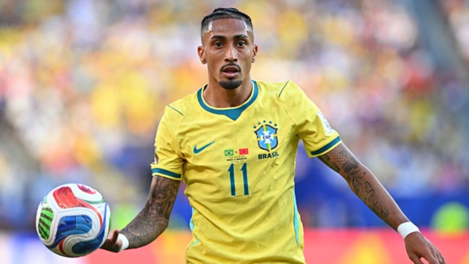 Brazil Suffer Fresh Injury Blow as Raphinha Limps Off During World Cup ...
