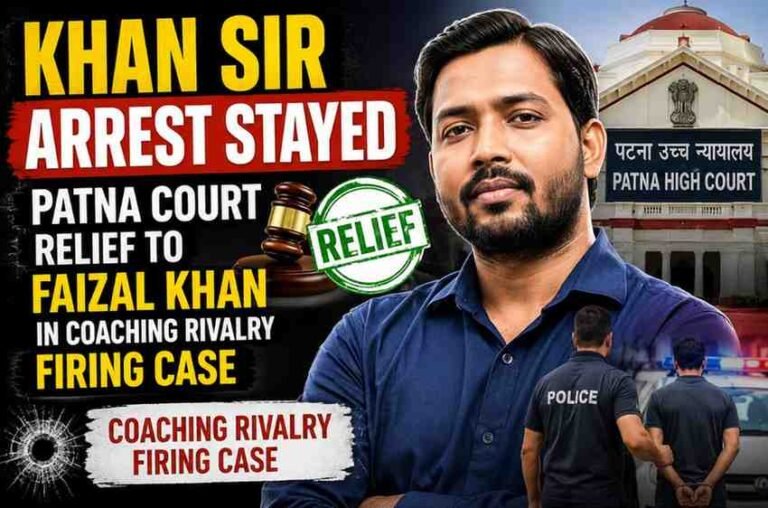 Khan Sir Arrest Stay: Patna Court Intervenes in Coaching Centre Firing ...